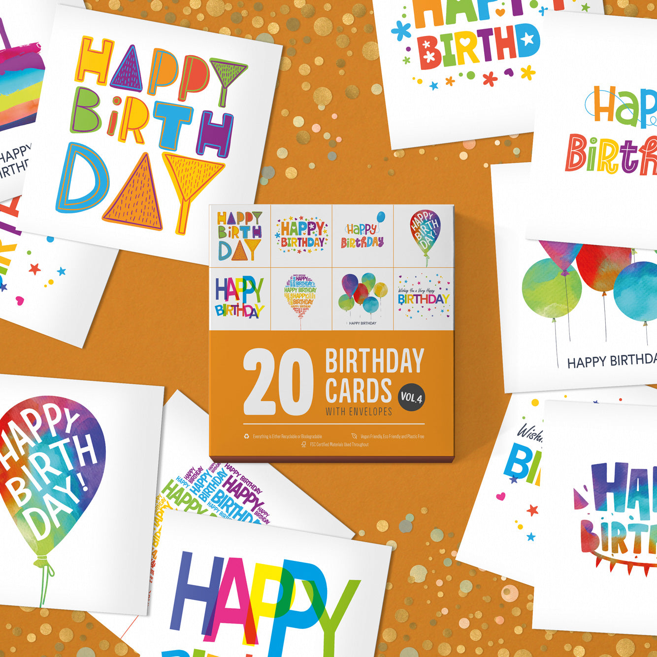 Packs of Birthday Cards For Adults and Kids – WonderCards.co.uk
